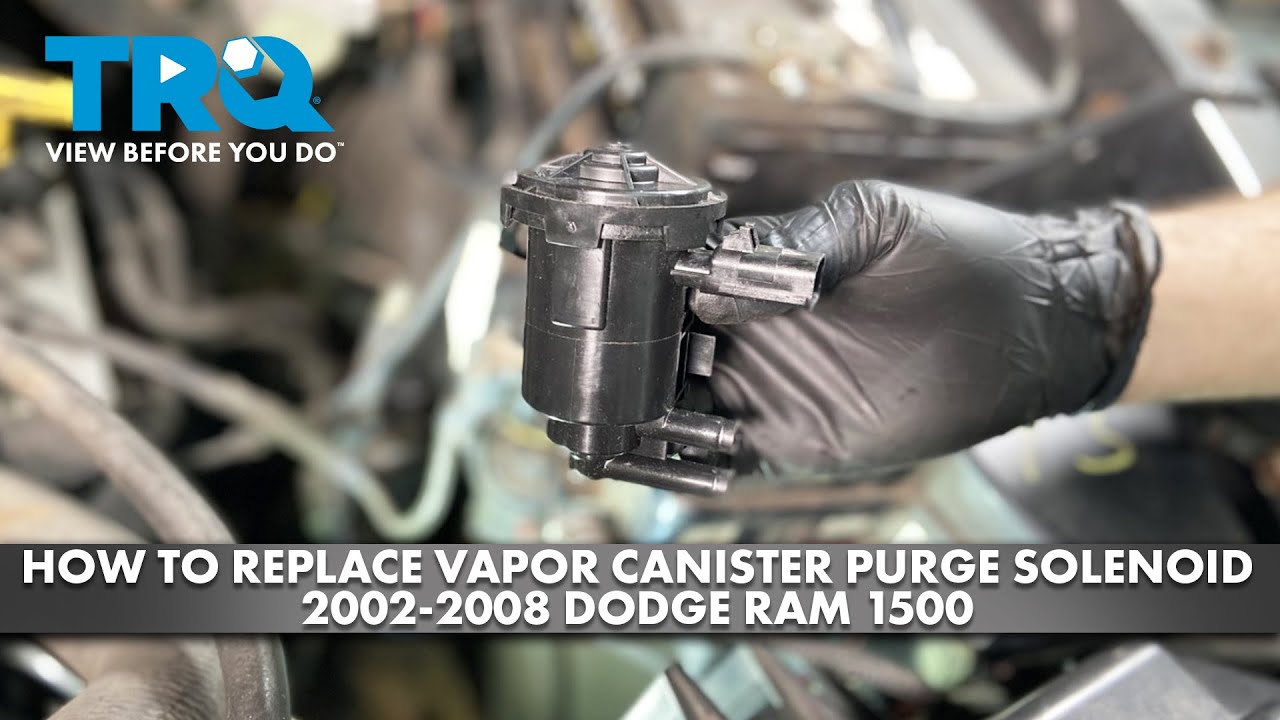 How To Replace Vapor Canister Purge Solenoid 2002 2008 Dodge Ram 1500