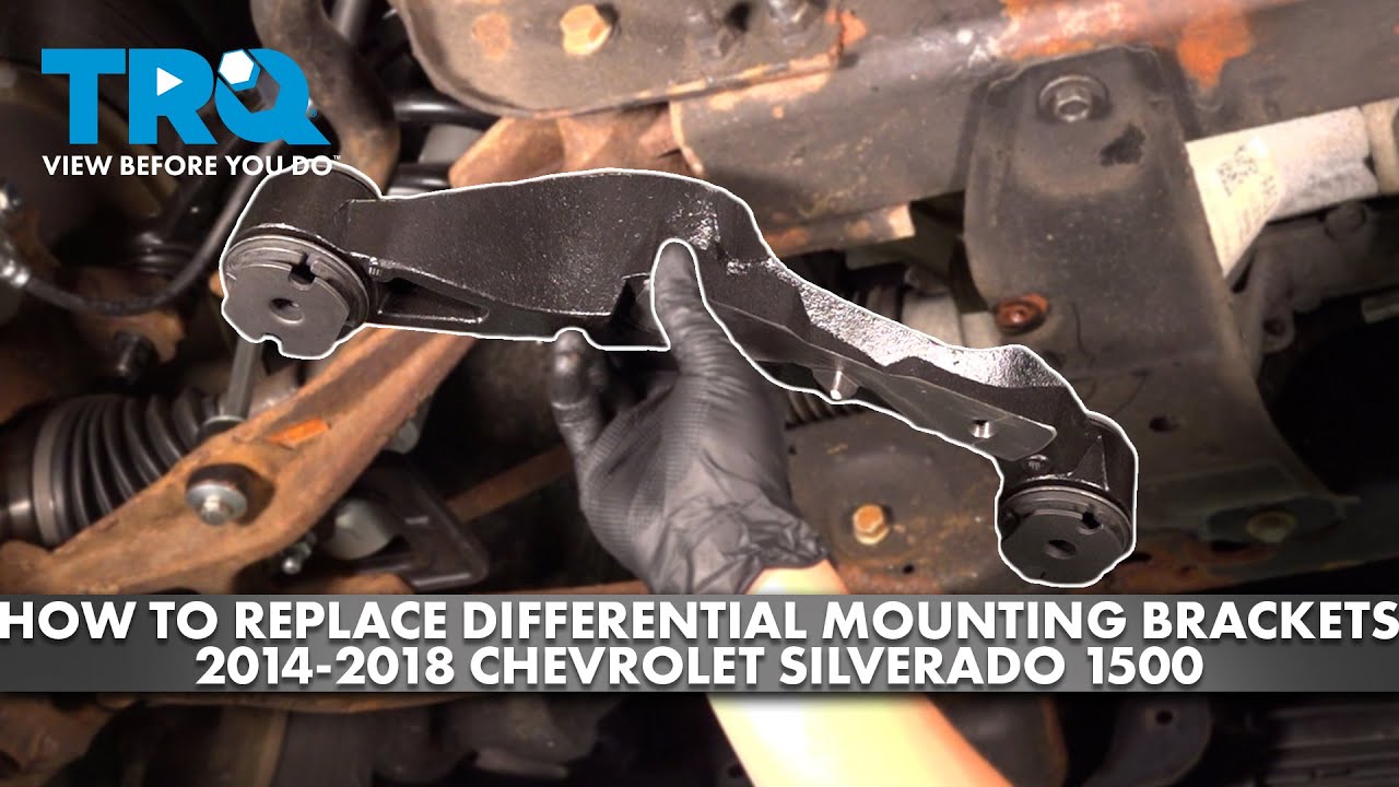 How to Replace Differential Mounting Brackets 2014-2018 Chevrolet ...