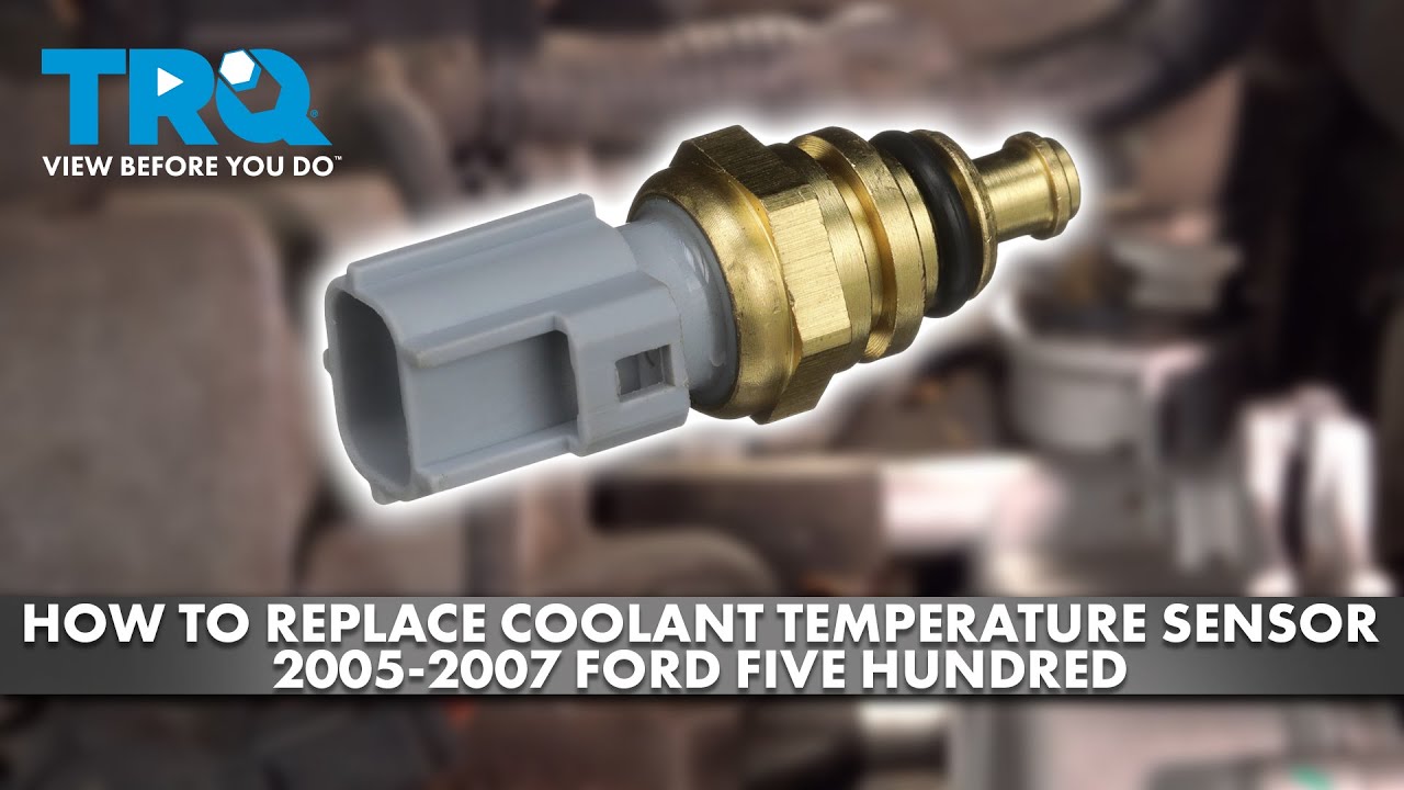 How to Replace Coolant Temperature Sensor 2005-2007 Ford Five Hundred ...
