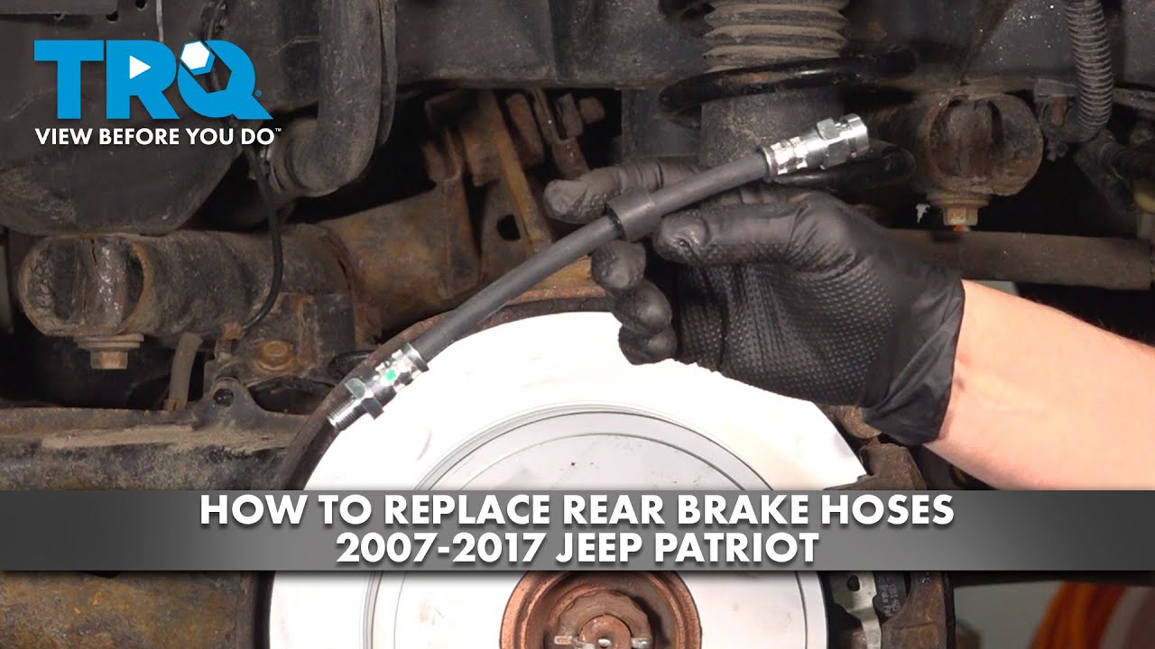 How to Replace Rear Brake Hoses 2007-2017 Jeep Patriot | 1A Auto