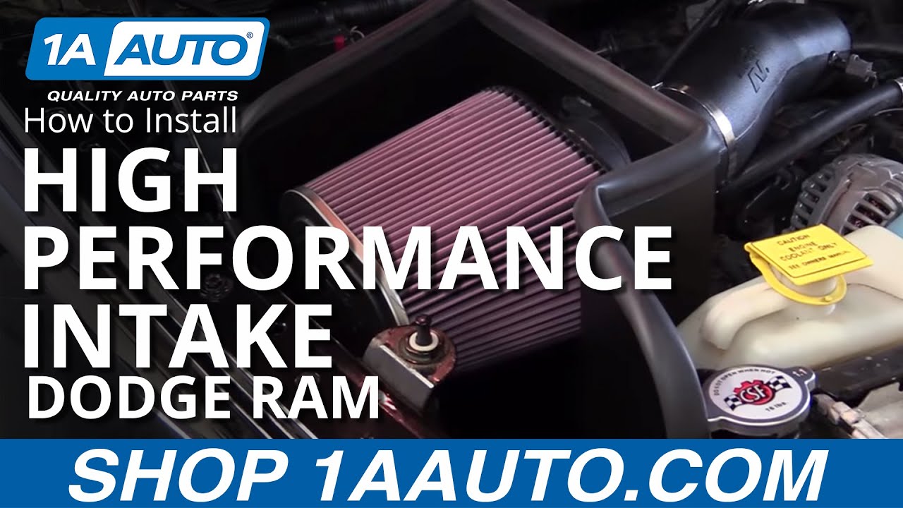 How to Install High Performance Intake Kit 2002-08 Dodge Ram | 1A Auto