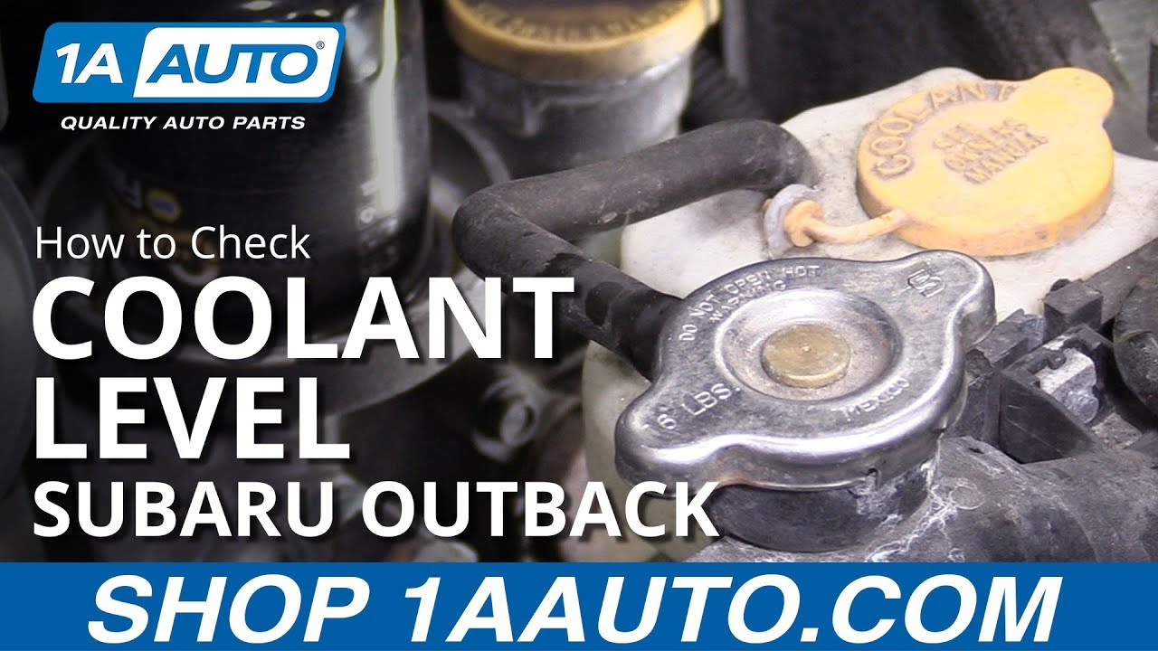How to Check Coolant Level 2010-14 Subaru Outback | 1A Auto
