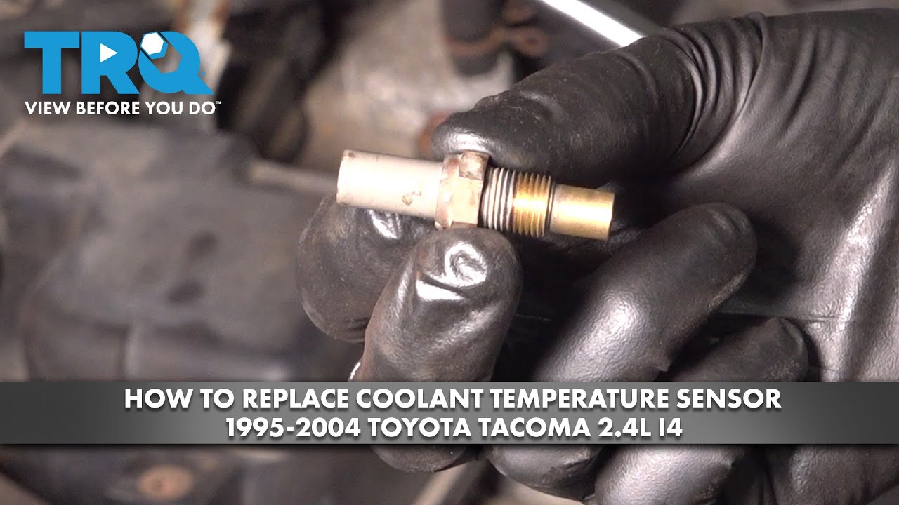 How to Replace Coolant Temperature Sensor 1995-2004 Toyota Tacoma 24L ...