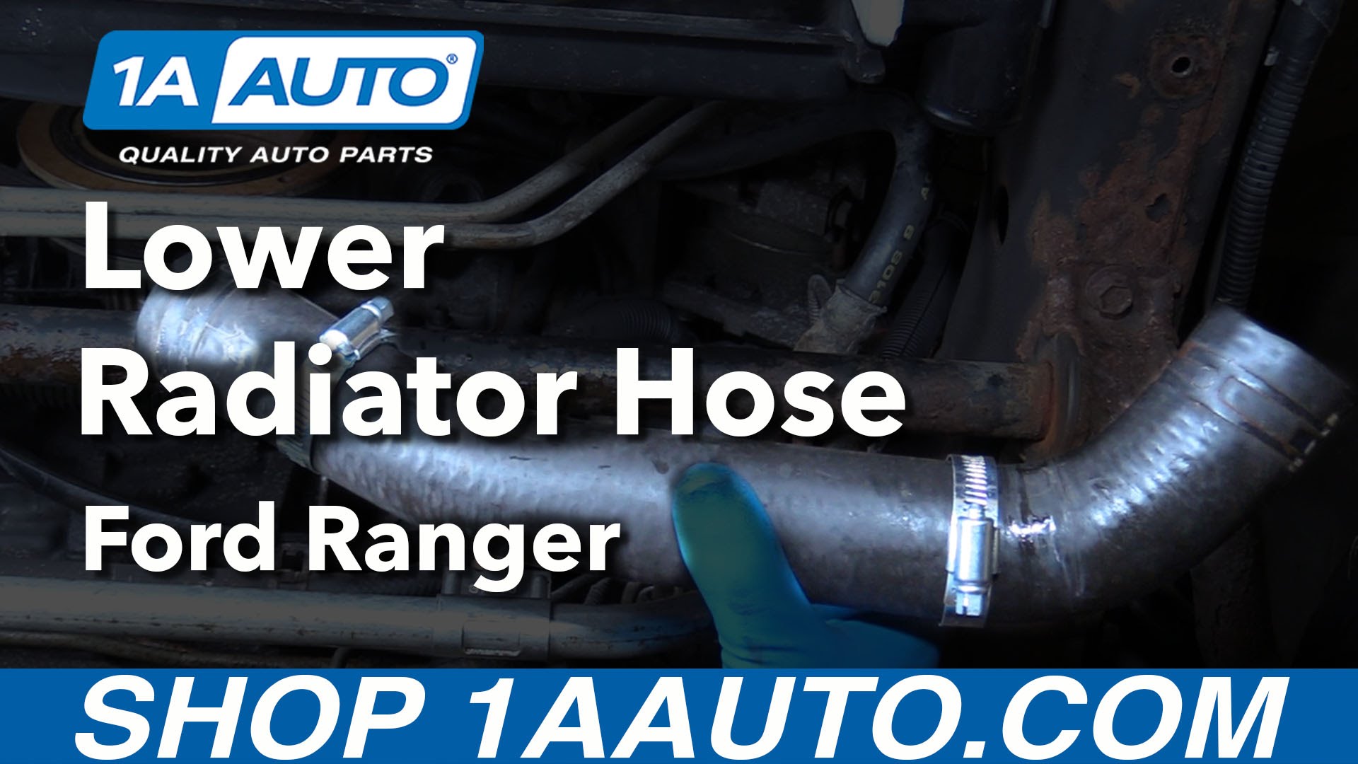 How to Replace Lower Radiator Hose 1998-2012 Ford Ranger | 1A Auto
