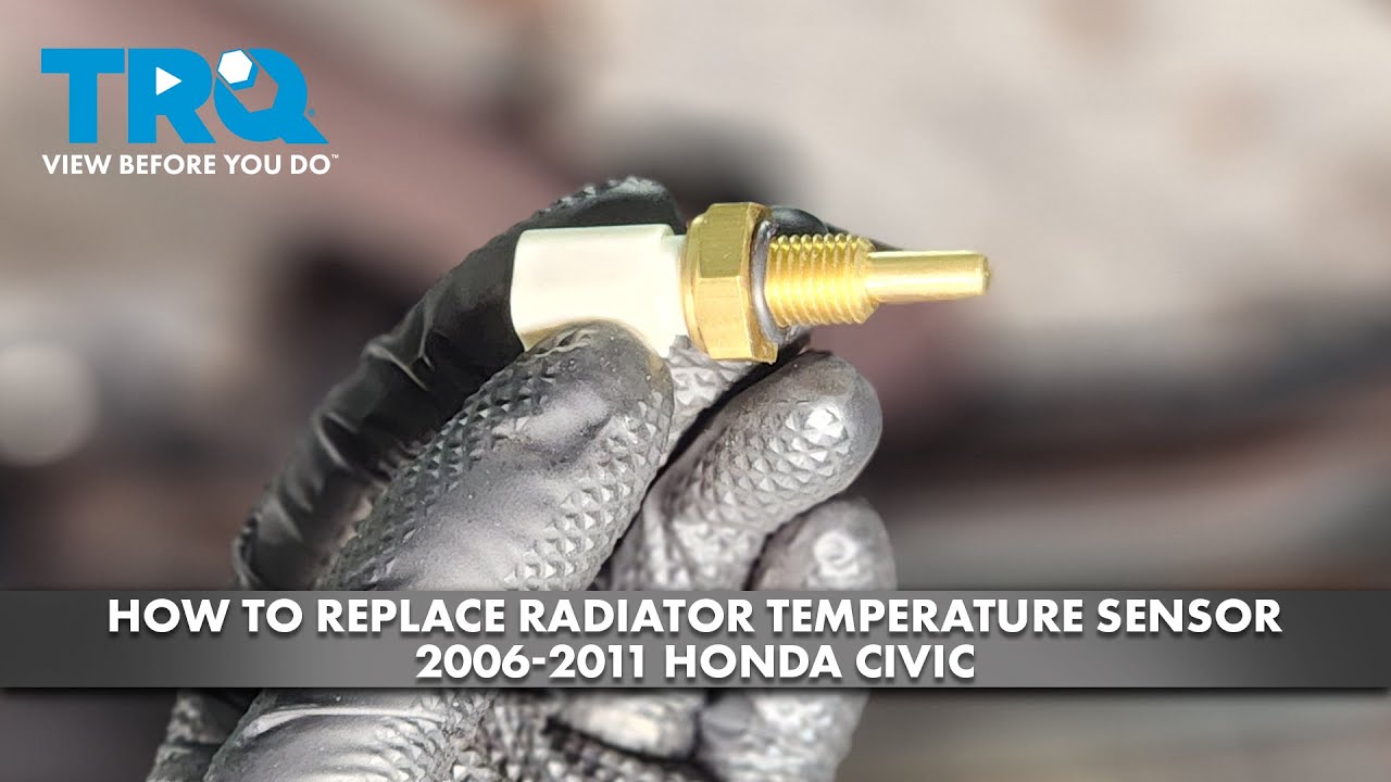 How to Replace Radiator Temperature Sensor 2006-2011 Honda Civic | 1A Auto