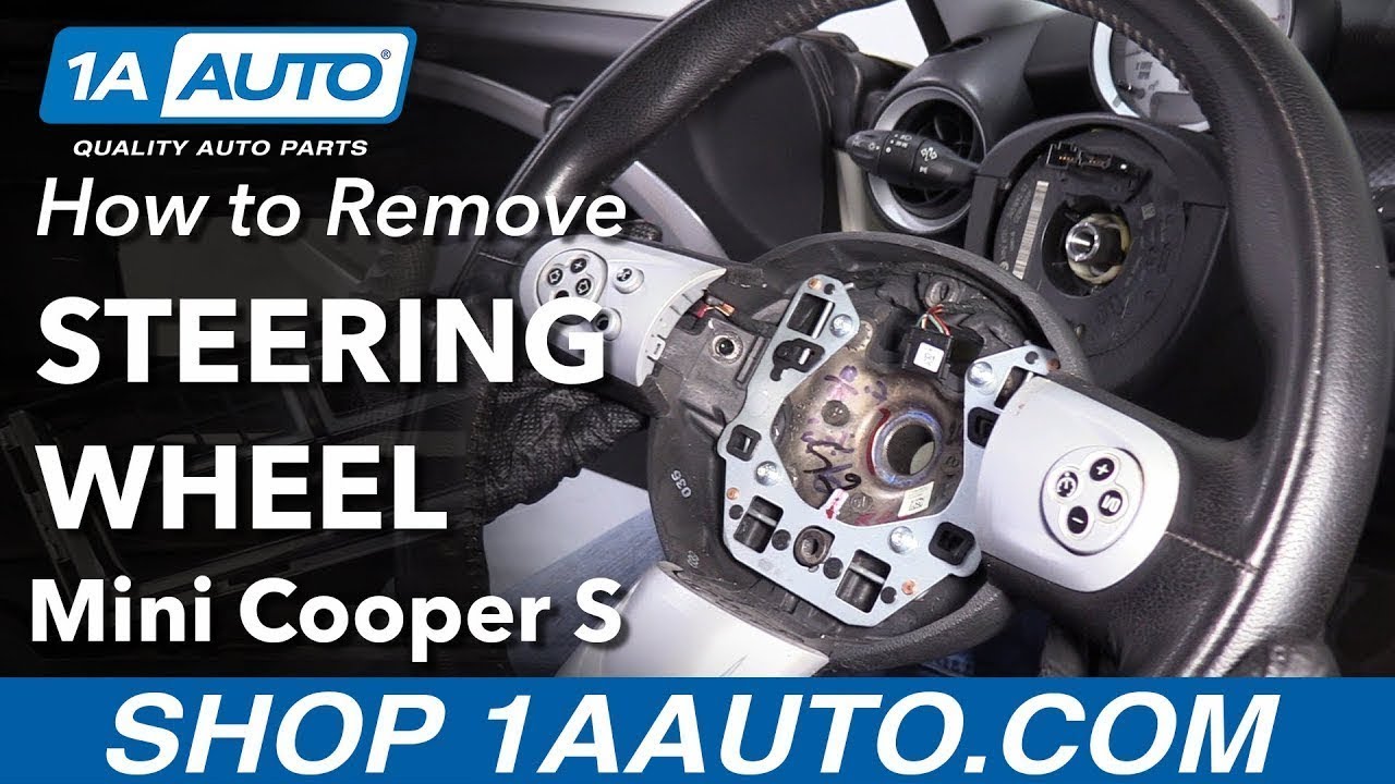 How to Remove Steering Wheel 2007-13 Mini Cooper S | 1A Auto