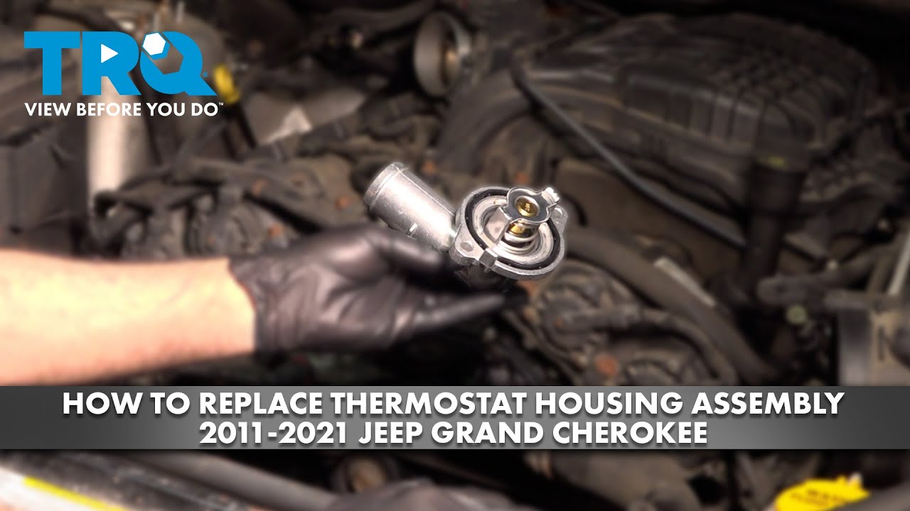 How To Replace Thermostat Housing Assembly 2011 2021 Jeep Grand