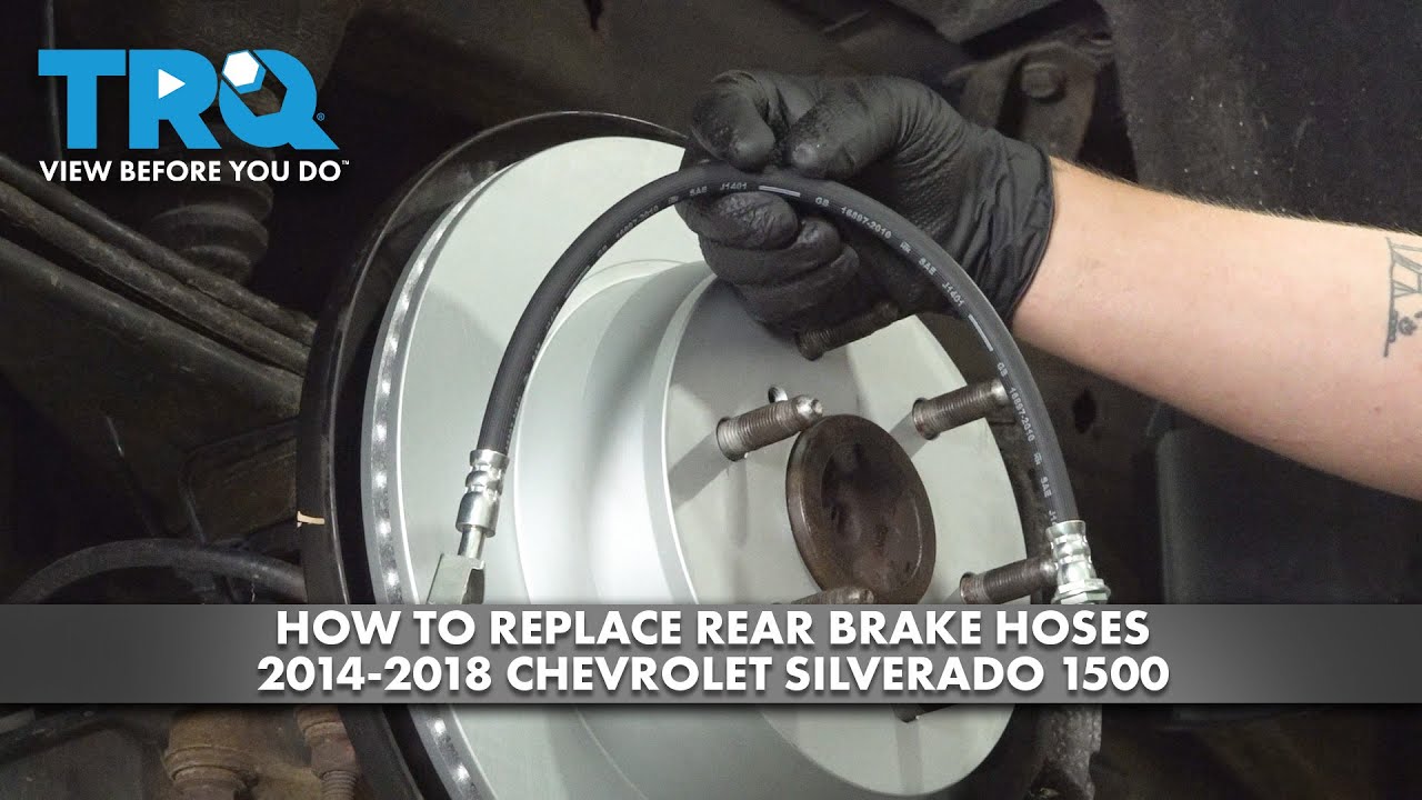 How to Replace Rear Brake Hoses 2014-2018 Chevrolet Silverado 1500 | 1A Auto