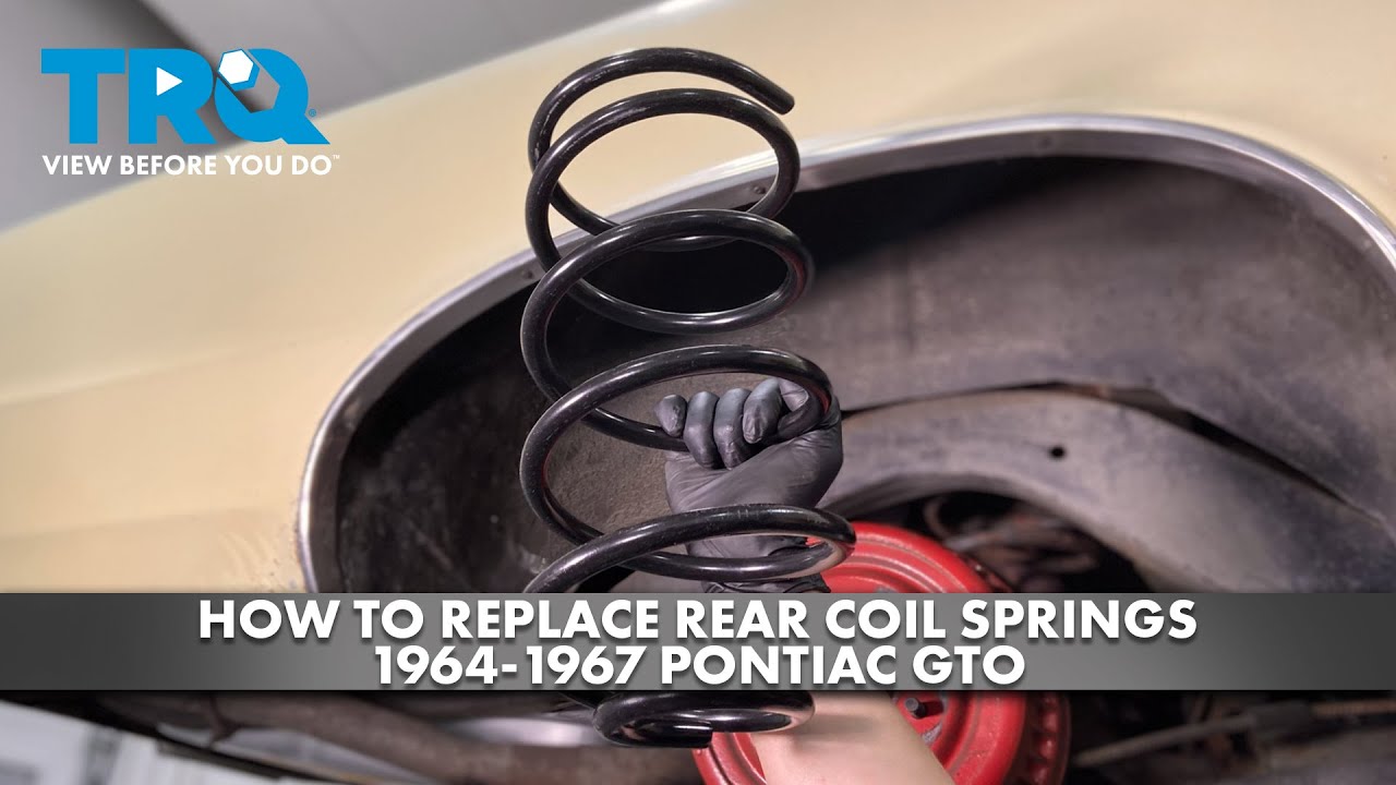 How to Replace Rear Coil Springs 1964-1967 Pontiac GTO | 1A Auto