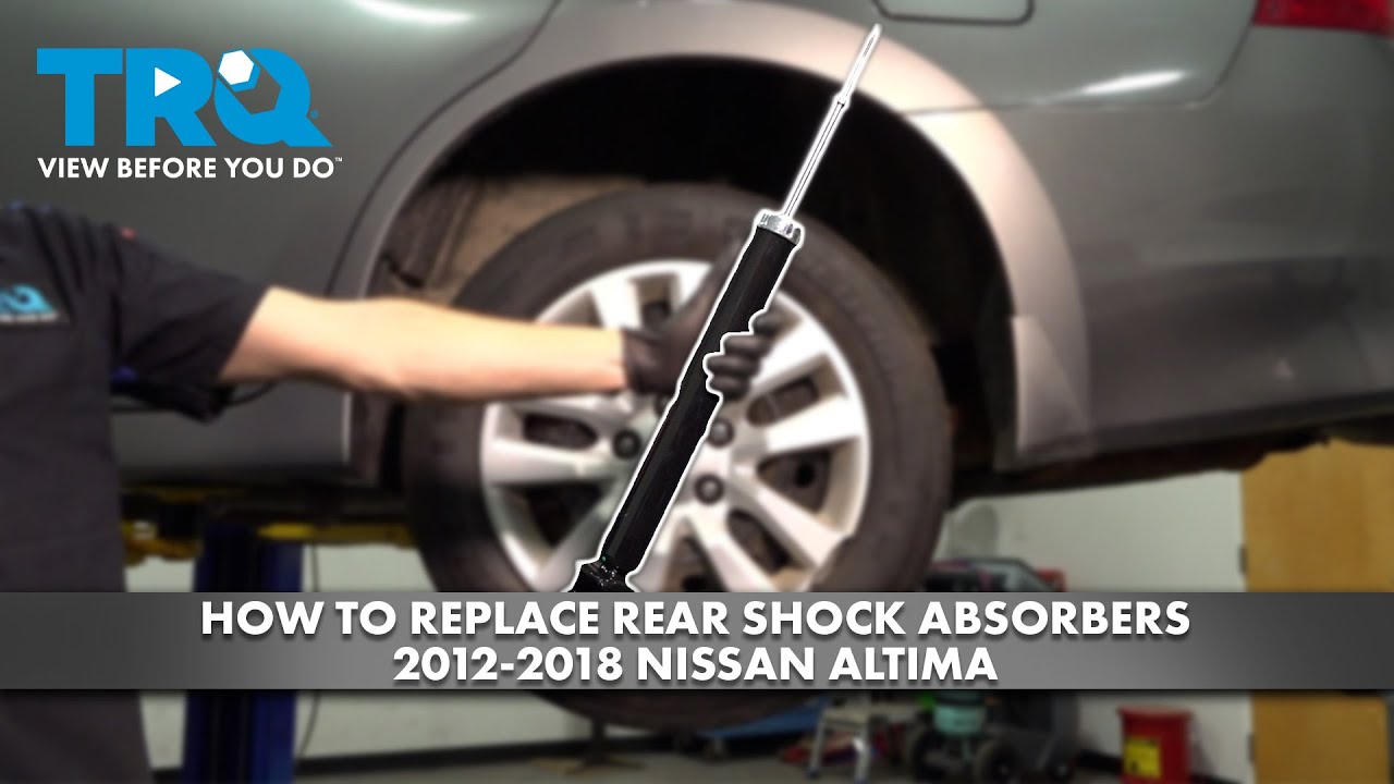 How to Replace Rear Shock Absorbers 2012-2018 Nissan Altima | 1A Auto