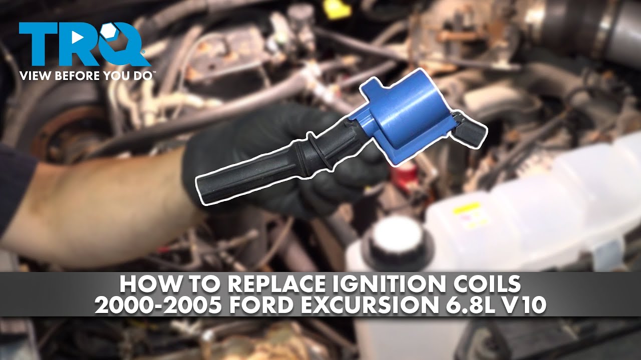 How to Replace Ignition Coils 2000-2005 Ford Excursion 68L V10 | 1A Auto