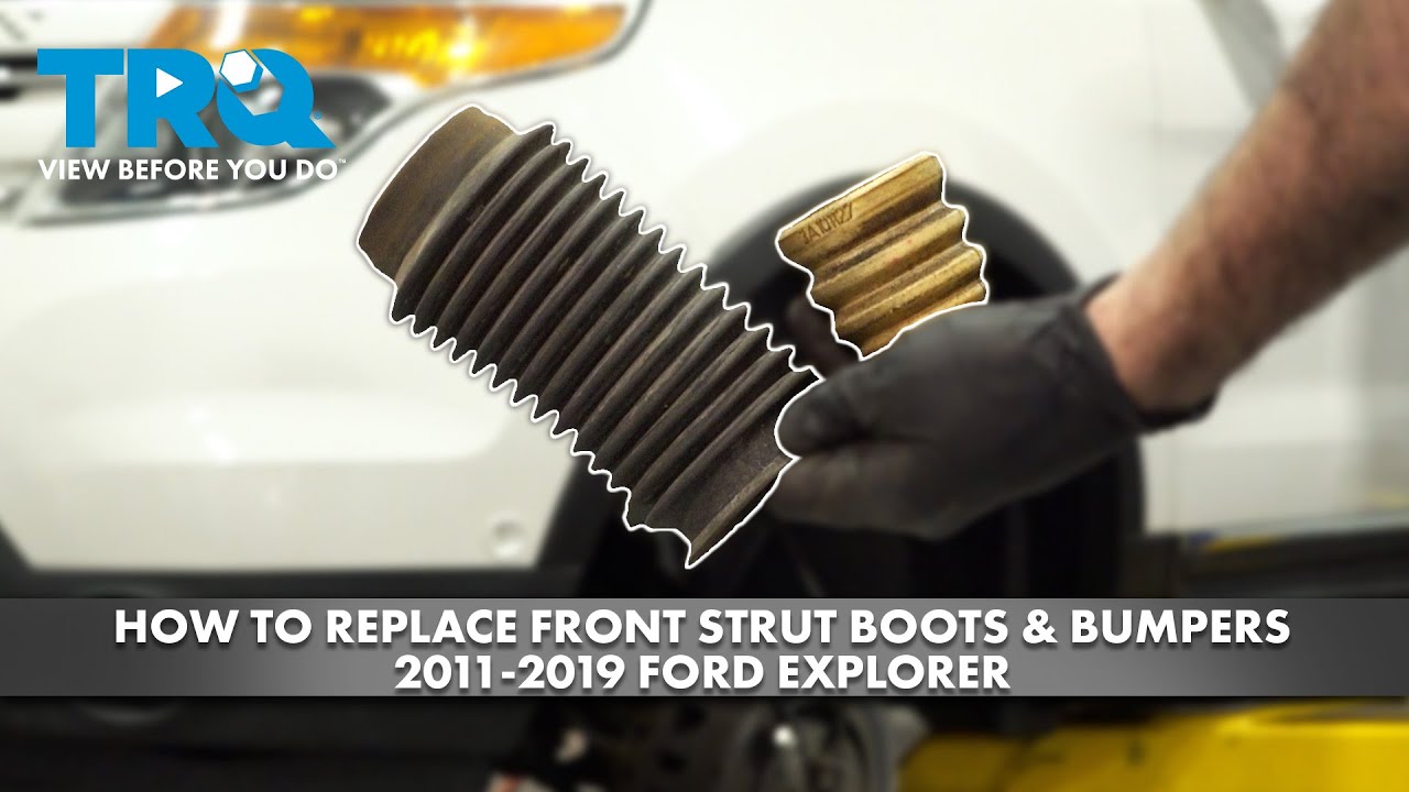How to Replace Front Strut Boots Bumpers 2011-2019 Ford Explorer | 1A Auto