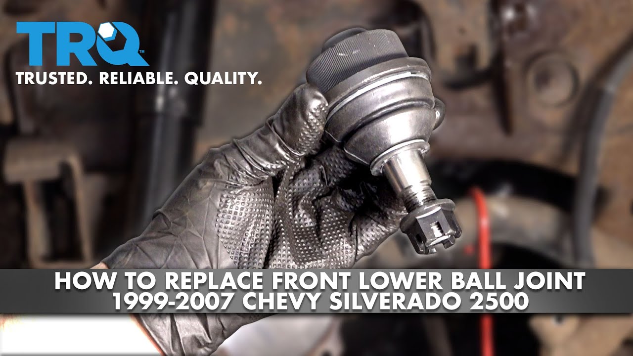 How To Replace Front Lower Ball Joint 1999-2007 Chevy Silverado 2500 | 1A Auto