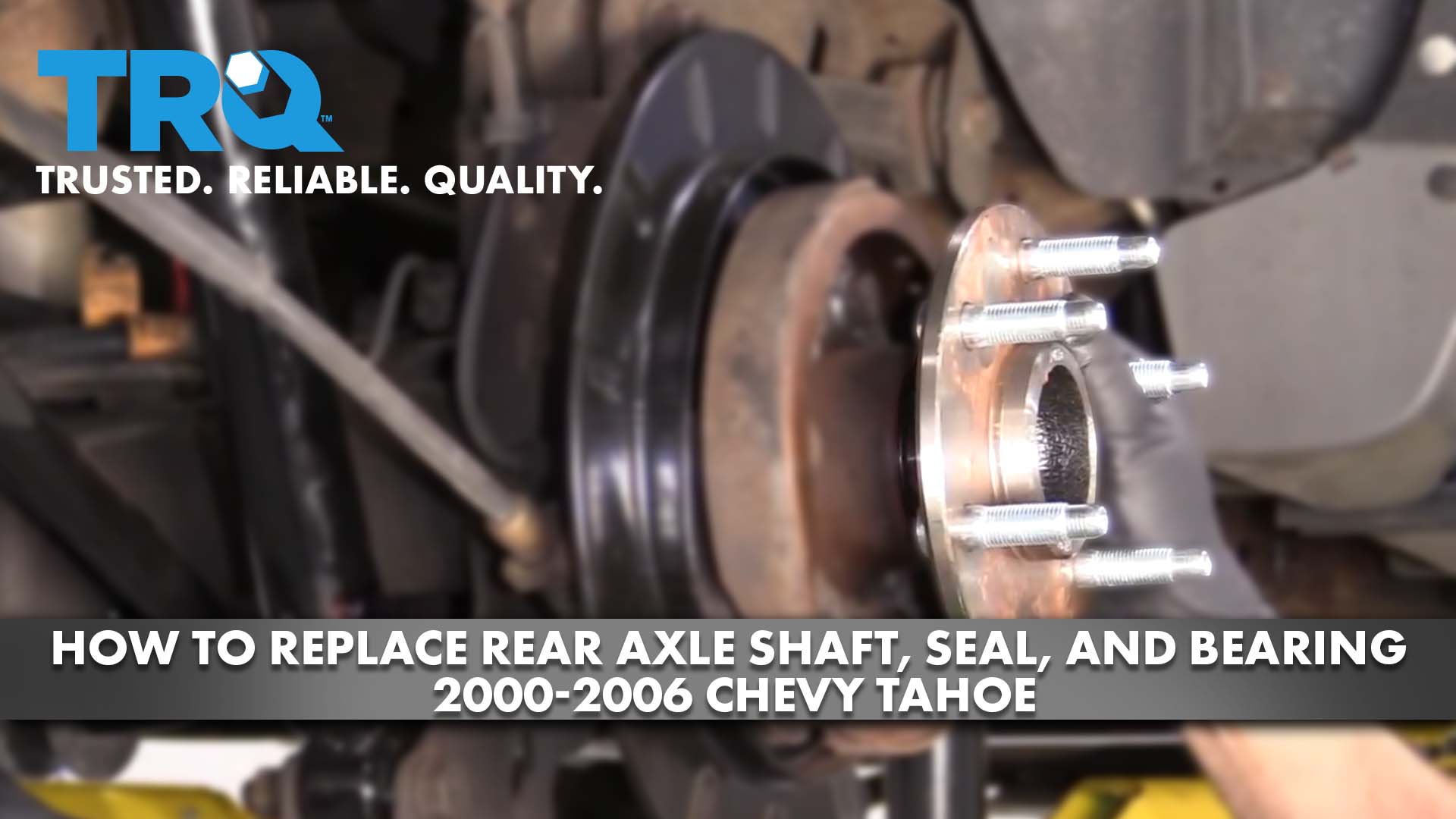 How to Replace Rear Axle Shaft Seal and Bearing 2000-06 Chevy Tahoe | 1A Auto
