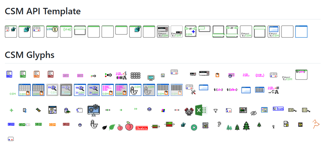 CSM Icon Editor Glyphs Toolkit for LabVIEW - Download - VIPM by JKI