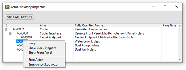 Actor Hierarchy Inspector Toolkit for LabVIEW - Download - VIPM by JKI