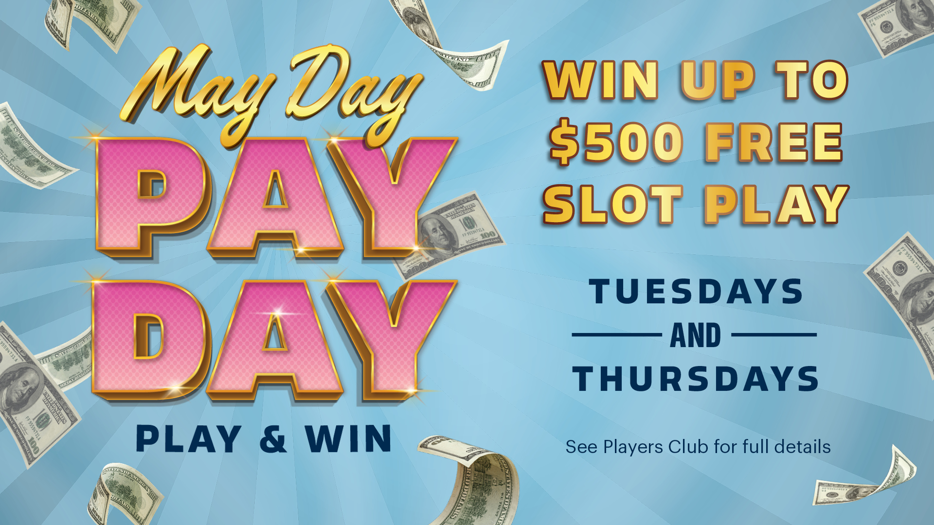 May Day Play Day Play and Win - Virgin Hotels Las Vegas
