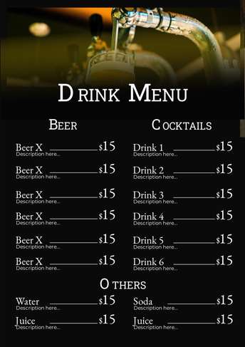 Erstelle Preislisten online | Kostenlose Preislistenvorlagen von Desygner