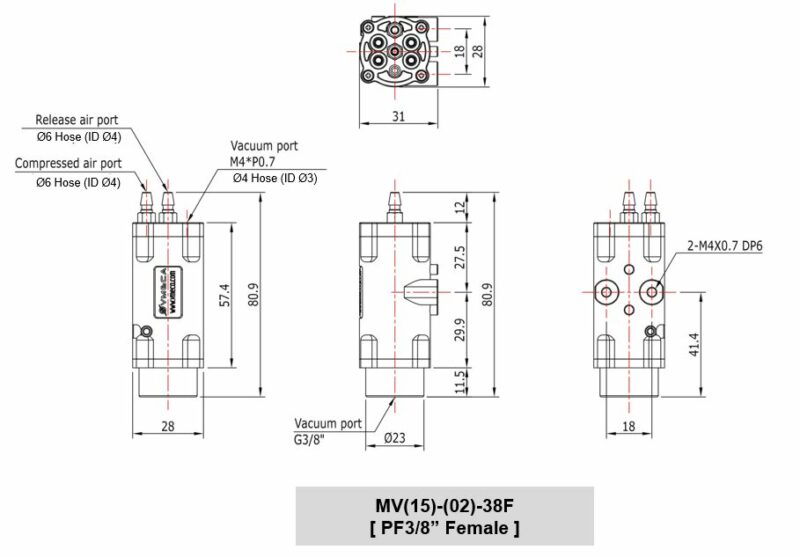 Giác hút chân không đa năng Vmeca Magic Gripper MV10-MV15 Series - Công ...