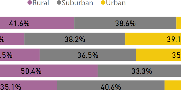 Urban-Suburban-Rural Divide