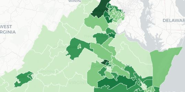 Mail Voting Applications by District