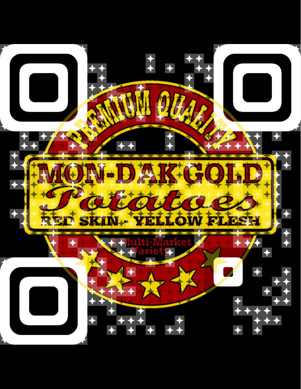 Mon Dak Gold Potato QR Code by annk | Visualead