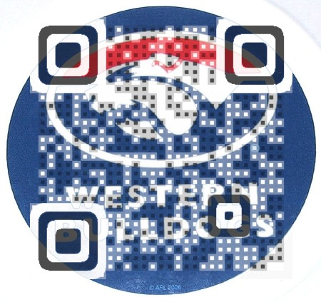 Western Bulldogs QR Code by lou19645 | Visualead