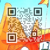 Orange Flag QR Code by rebeccalpenning | Visualead