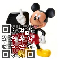 Micky Mouse QR Code by mhymhy2627 | Visualead