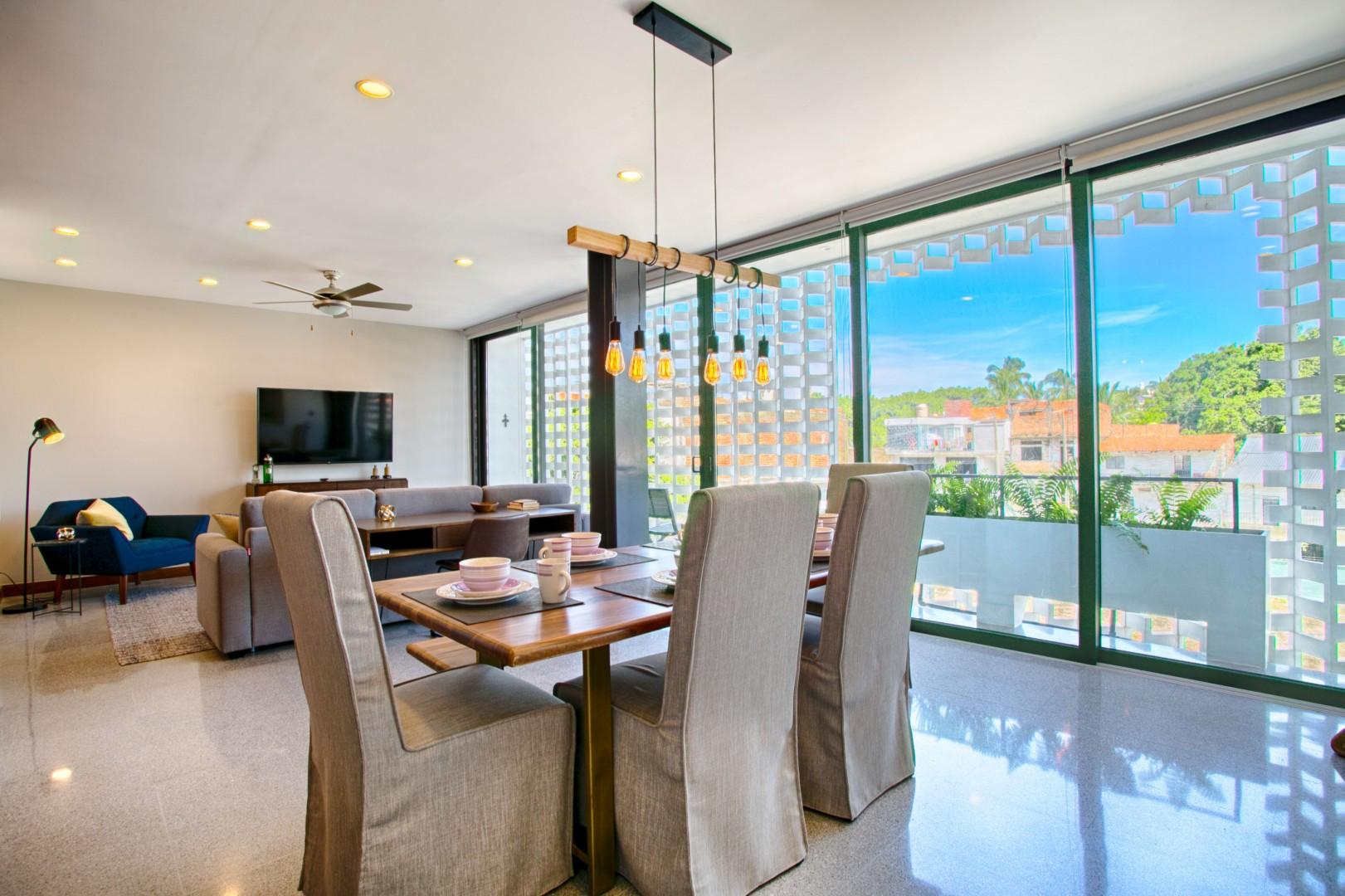 Chic, Spacious Condo | Great Walkability, Pool, Gym, Rooftop Views