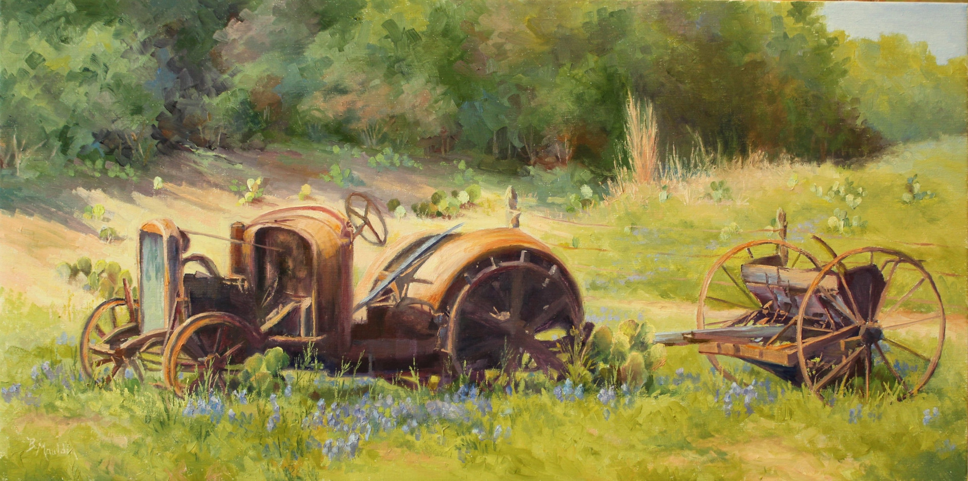 Barbara Mauldin - "Willow City Still Life" - #4577 | Texas Art ...