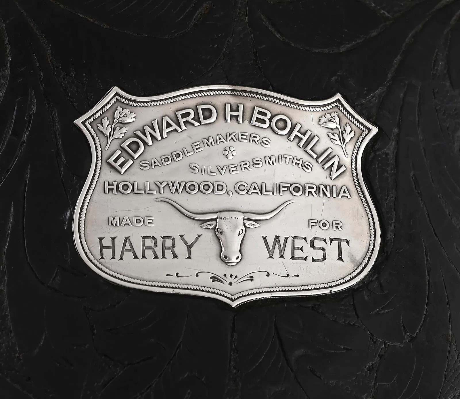 Edward Bohlin Saddle , Spurs , Chaps, Gun Belts - "Harry West" Saddle, Vest, Breast Collar ...