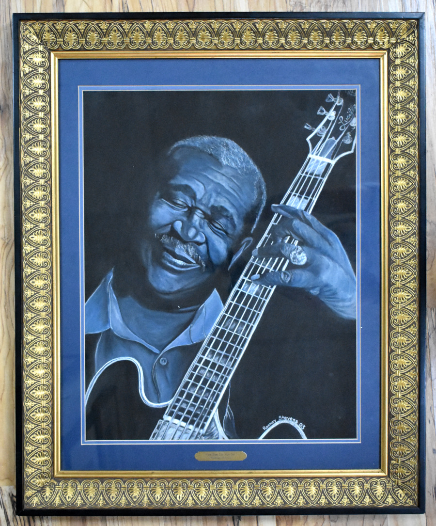 Ronney Stevens - "How Blue Can You Get" - #4250 | Texas Art | Vintage ...