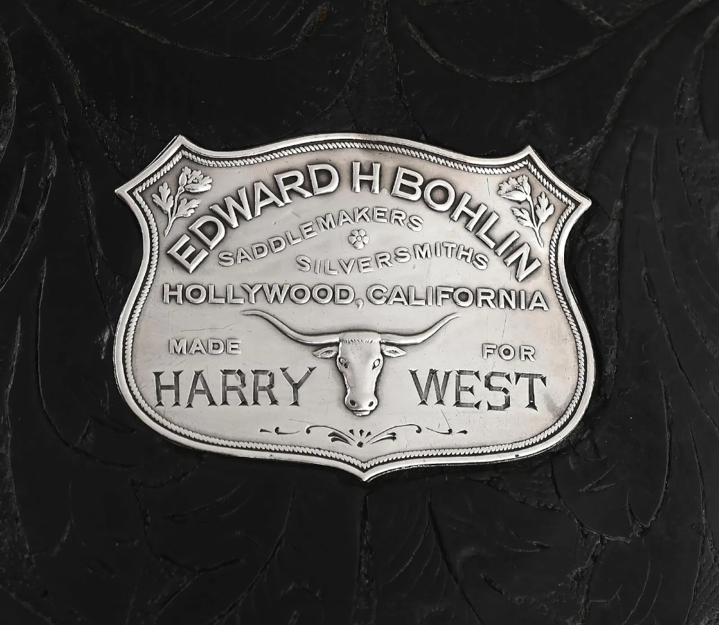 Edward Bohlin Saddle , Spurs , Chaps, Gun Belts - "Harry West" Saddle ...