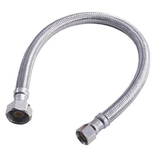 507 4116 Faucet Supply Line, Reinforced, 1/2 in x 3/8 in, Stainless ...