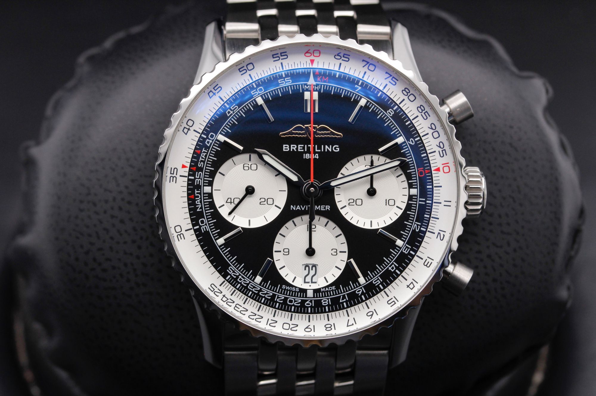 FSOT: Breitling Navitimer B01 Chronograph - AB0139211B1A1 -Black -Steel ...