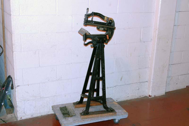 Lot #33: Antique Acme 6 1/2 - Foot Operated Staple Machine - WireBids