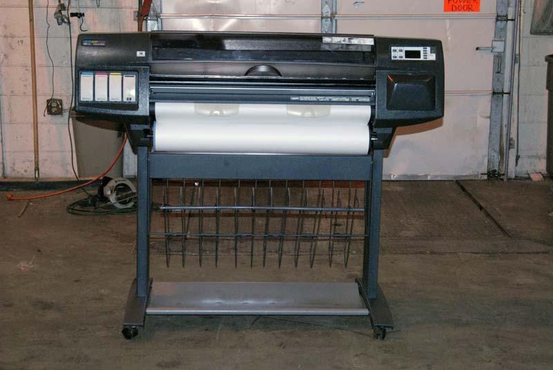 Lot #91: HP DesignJet 1055CM Plus Inkjet Plotter - WireBids