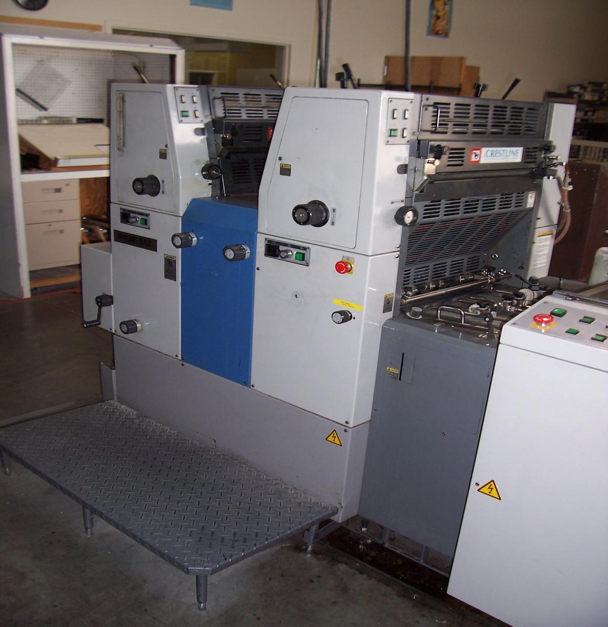 Lot #23: Ryobi 512 - Two Color Offset Press - WireBids