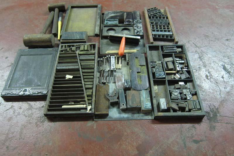 Lot #136: Miscellaneous Letterpress Tools and Equipment - WireBids