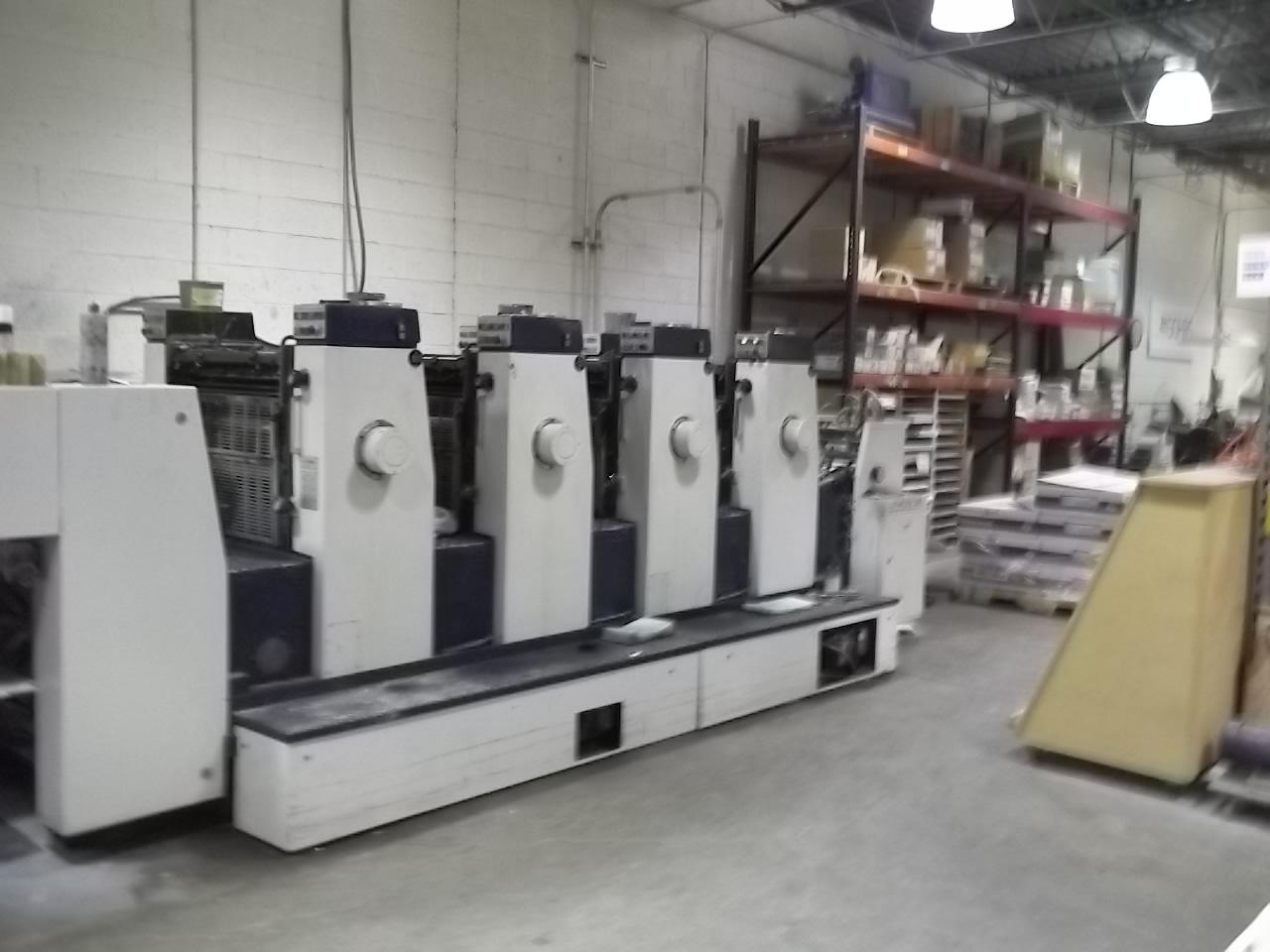 Lot #8: Komori L426 Four Color Printing Press - WireBids