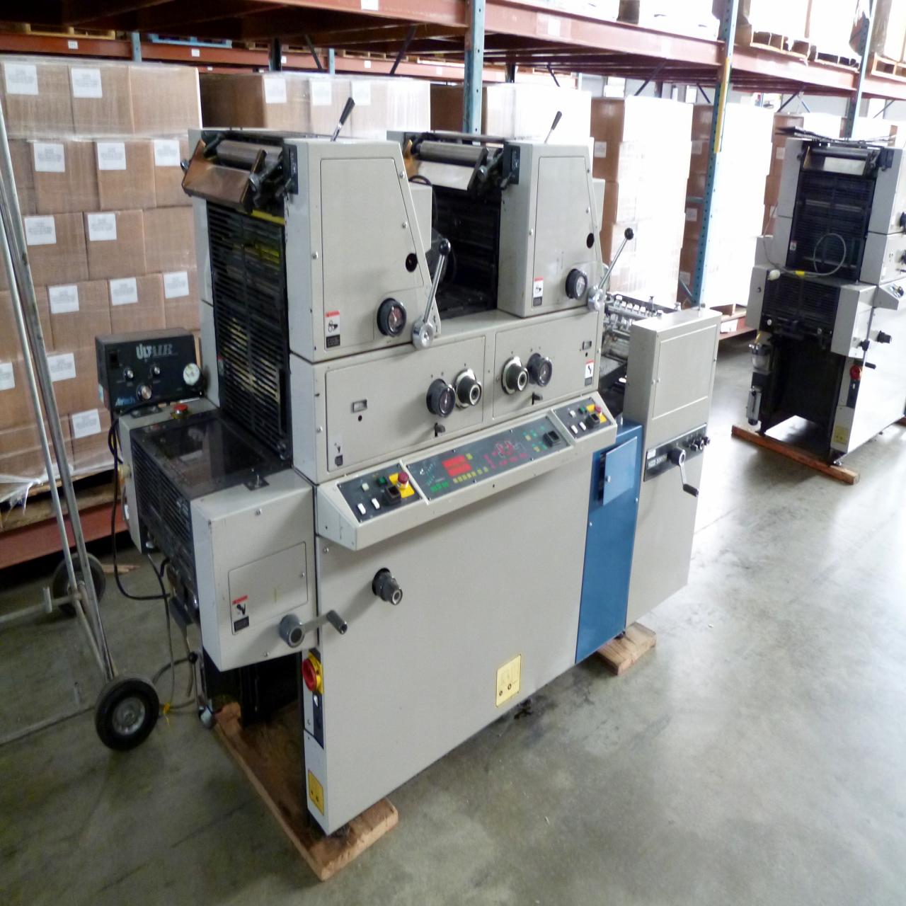 Lot #8: Ryobi 3302M Two Color Printing Press 13" x 18" (Serial # 3161 ...