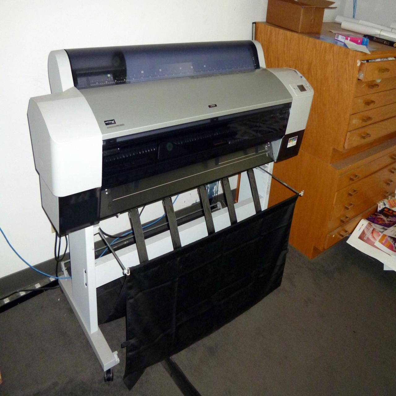 Lot #27: Epson 9880 Proofer / Wide Format Printer (44") with Oris ...