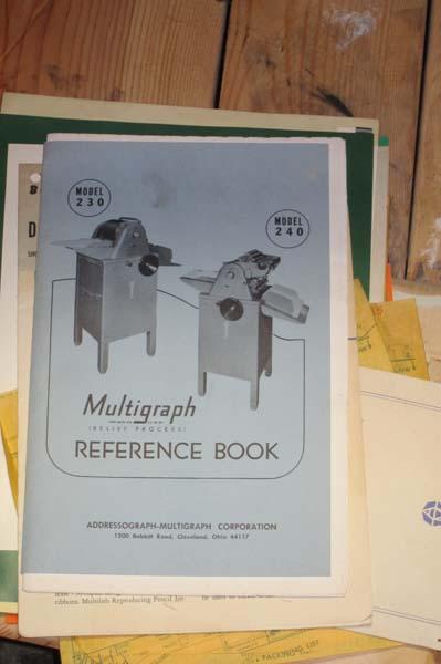 Lot #7: Addressograph Multigraph Corporation Model 40 - WireBids
