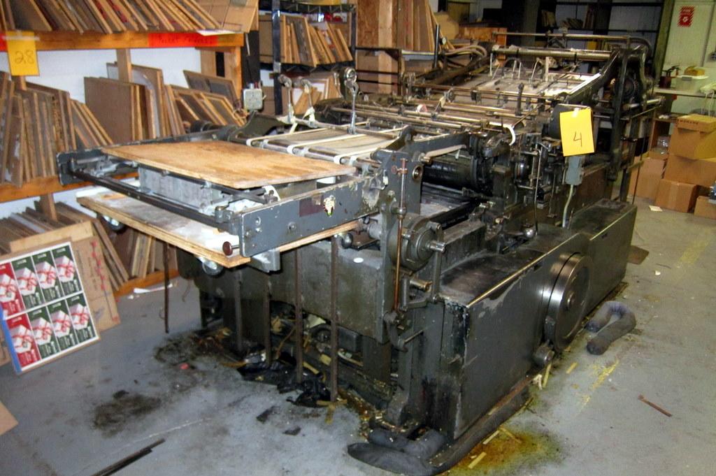 Lot #29: Miller 21" x 28" Two Color Printing Press - WireBids