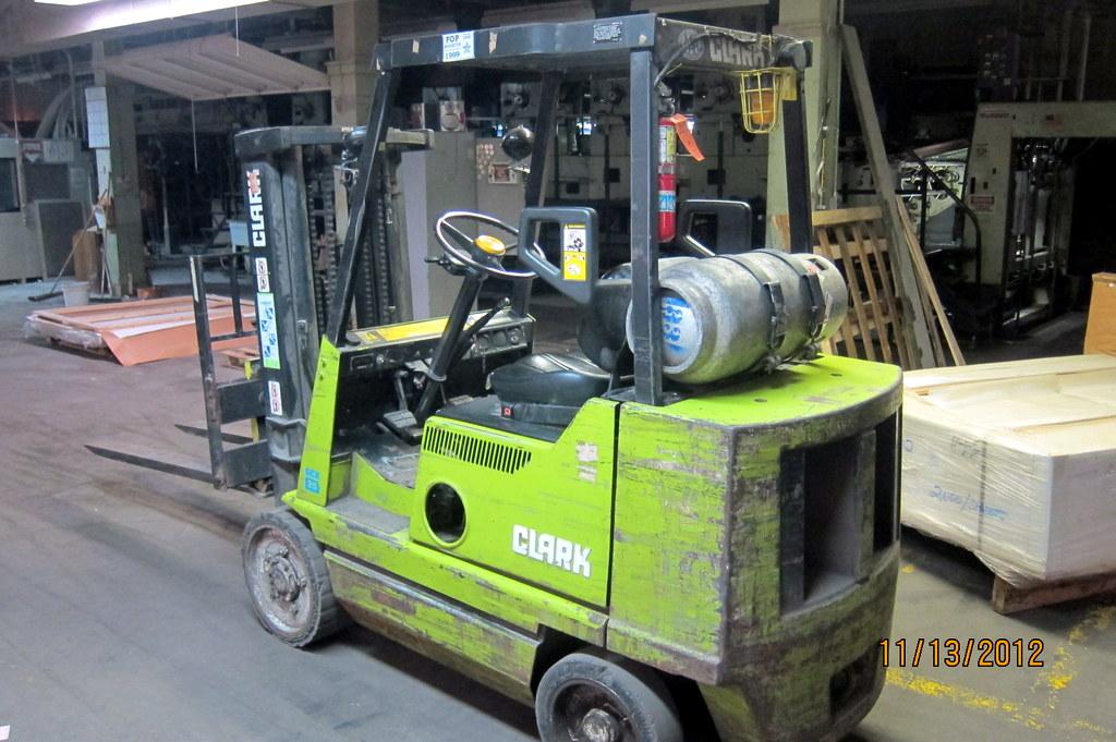 Lot #8: Clark GCX25 4500 lb Forklift - WireBids