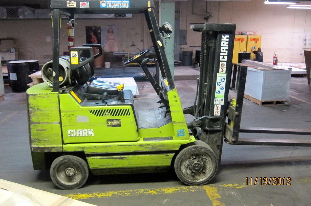 Lot #8: Clark GCX25 4500 lb Forklift - WireBids
