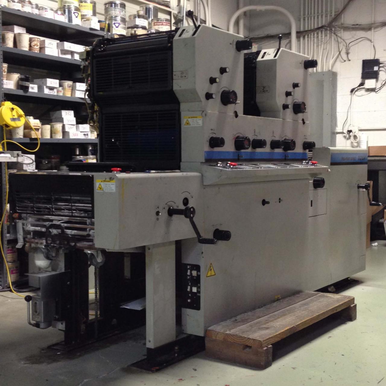 Lot #47: Toko R2SH - Two Color Offset Printing Press - WireBids