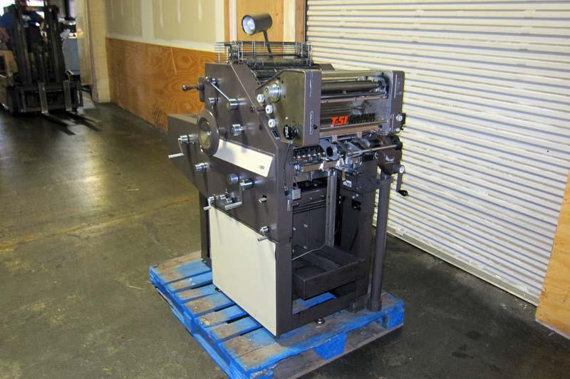Lot #48: AB Dick 9810 Printing Press with T-51 T-head - WireBids