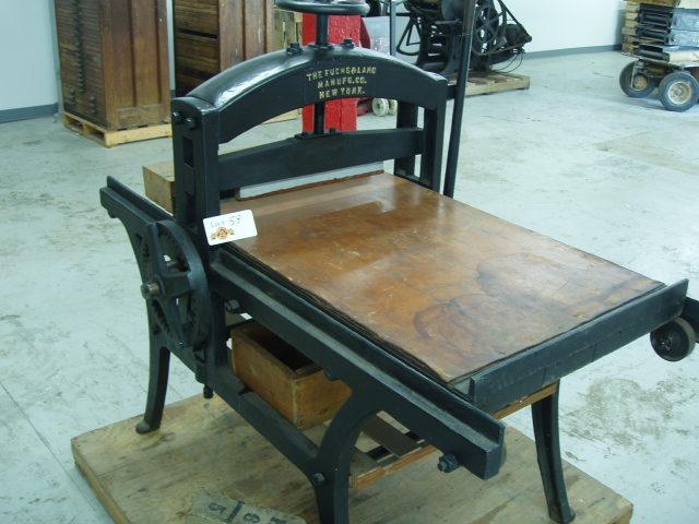 Lot #58: Fuchs & Lang Litho Stone Press with Litho Stone - WireBids